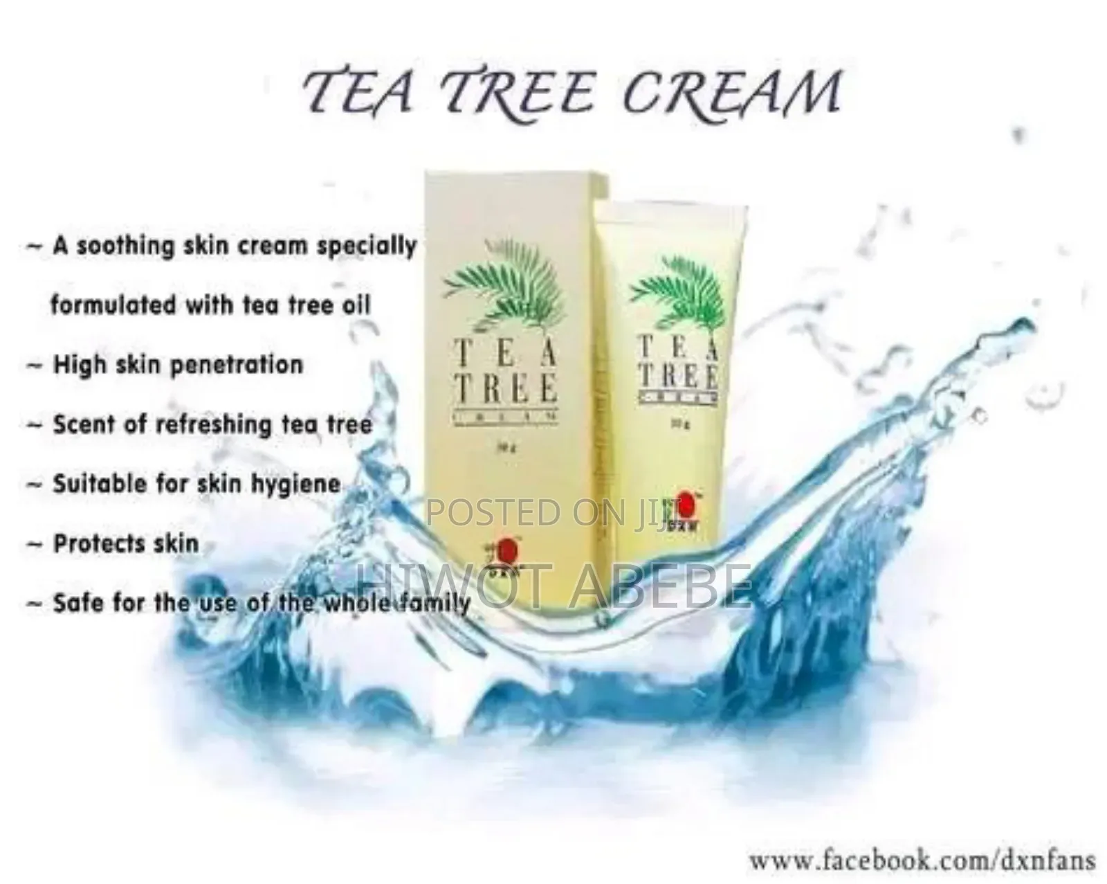 DXN Tea Tree Cream in Bole - Skincare, Hiwot Abebe | Jiji.com.et