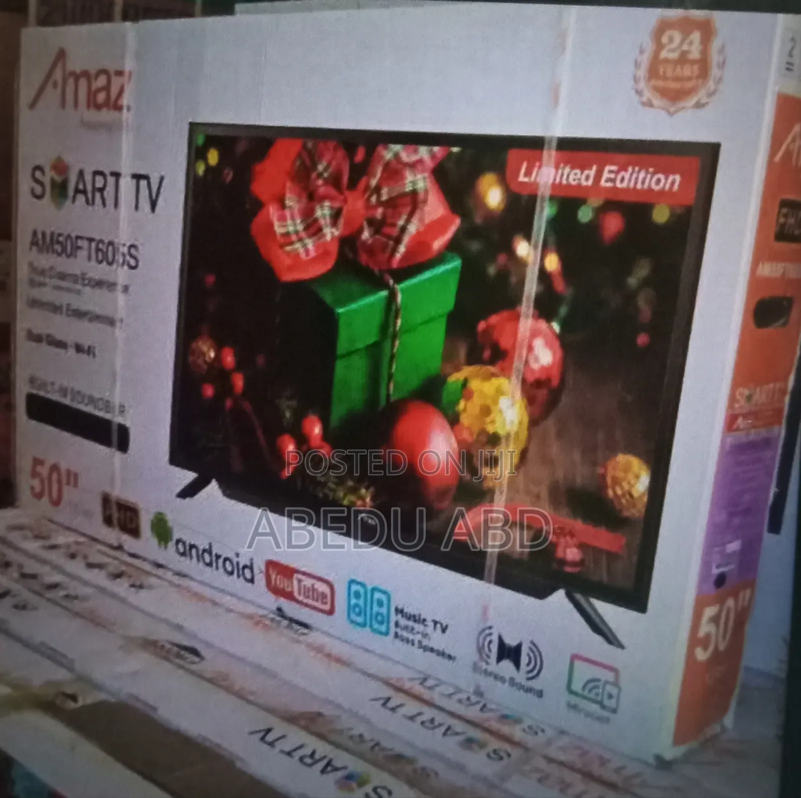 Amaz 50 Inchi Double Glass Smart 2024 Tv in Addis Ketema - TV & DVD ...