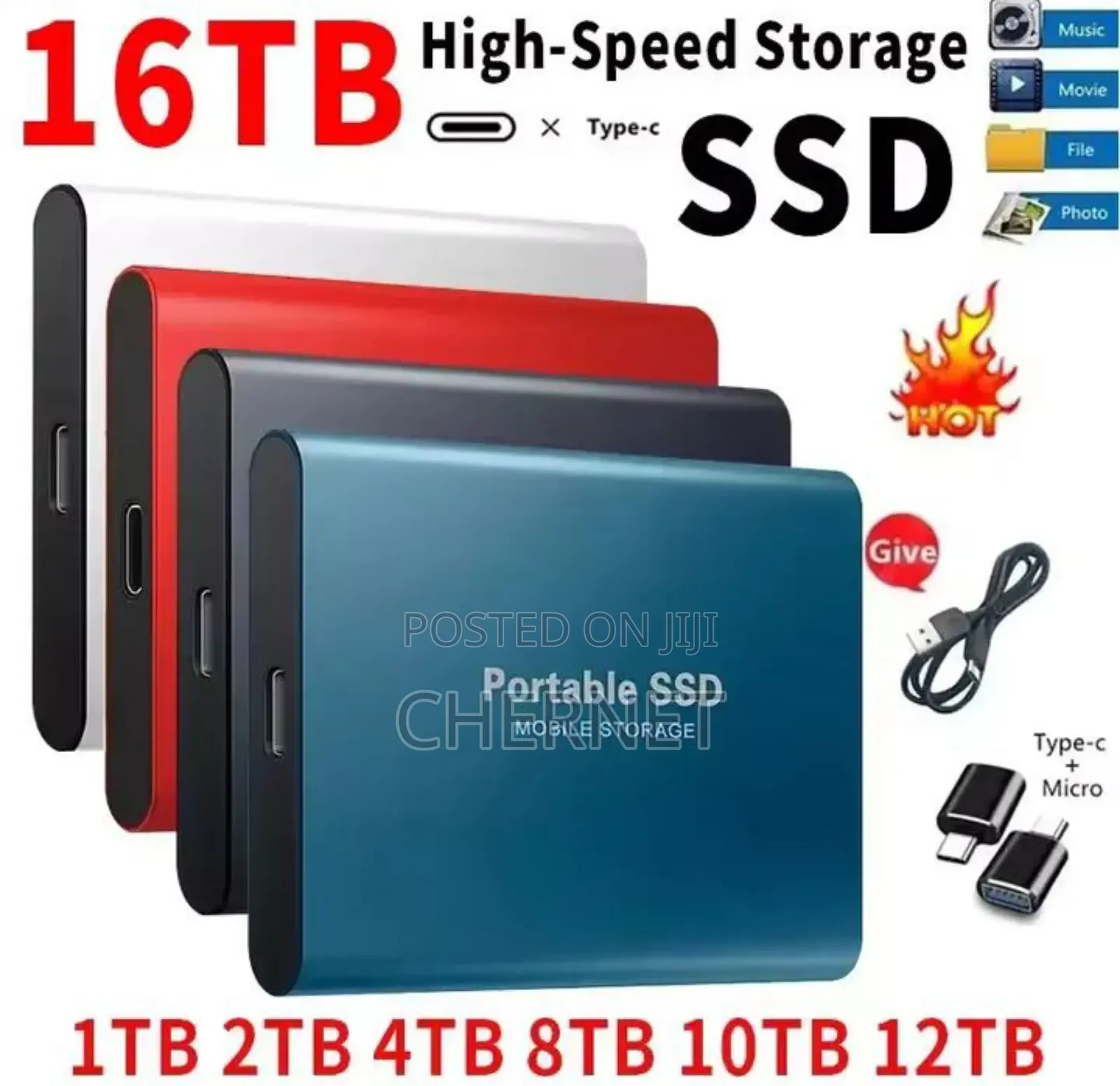 Portable SSD in Kolfe Keranio - Computer Hardware, C X | Jiji.com.et