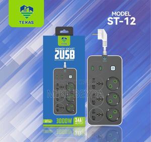 Divider Texas With 4 Meter Cable With 2 Usb 6 Power Socket in Bole ...