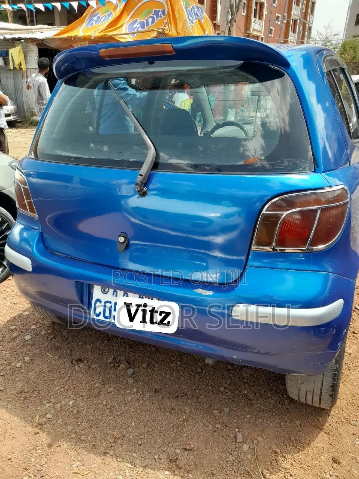 Toyota Vitz 2002 Blue in Bole - Cars, Sheger Gebeya | Jiji.com.et
