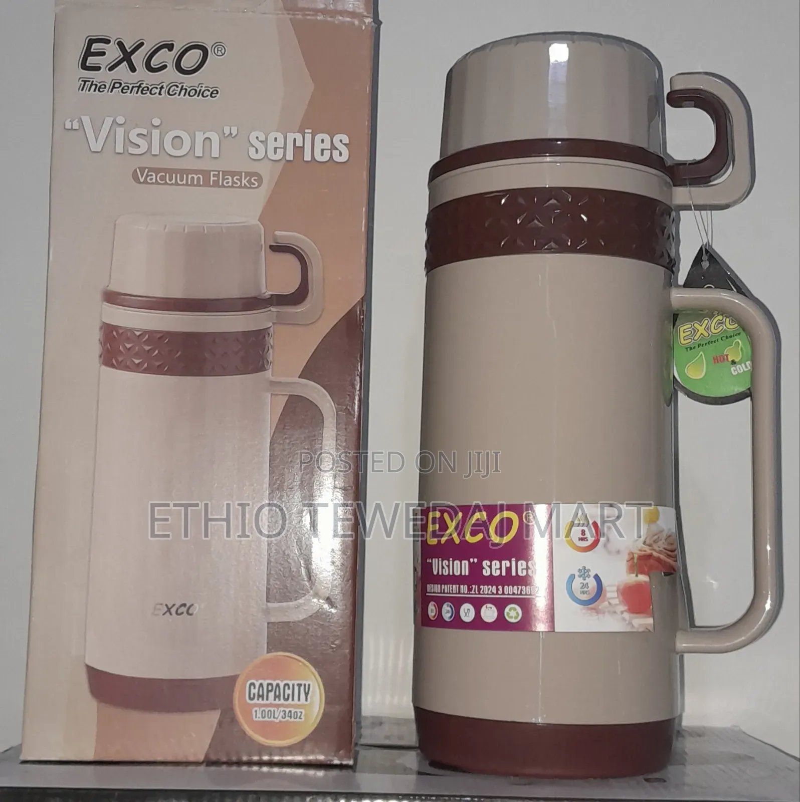 1l Exco Vision Series Vacuum Flask ፔርሙስ in Nifas Silk-Lafto - Kitchen ...