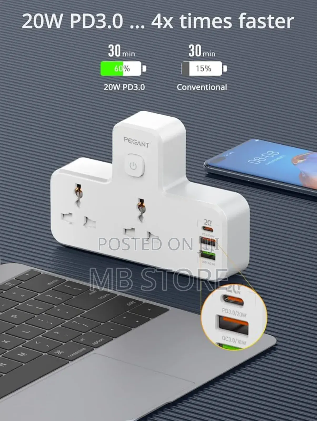 Guokang Multi-Socket Power Adapter in Bole - Accessories & Supplies for ...