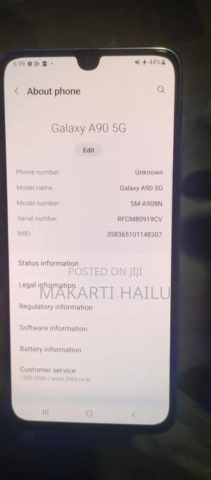 Samsung Galaxy A90 5G 128 GB White in Adama - Mobile Phones, Makarti Hailu | Jiji.com.et