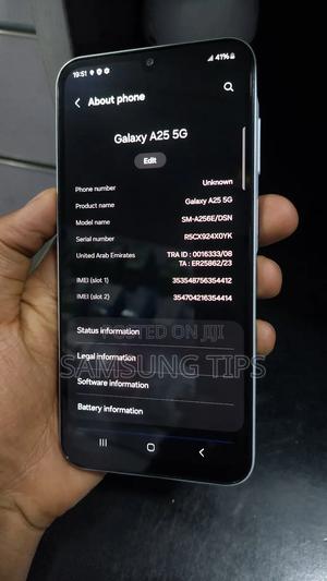 New Samsung Galaxy A25 256 GB White in Nifas Silk-Lafto - Mobile Phones ...