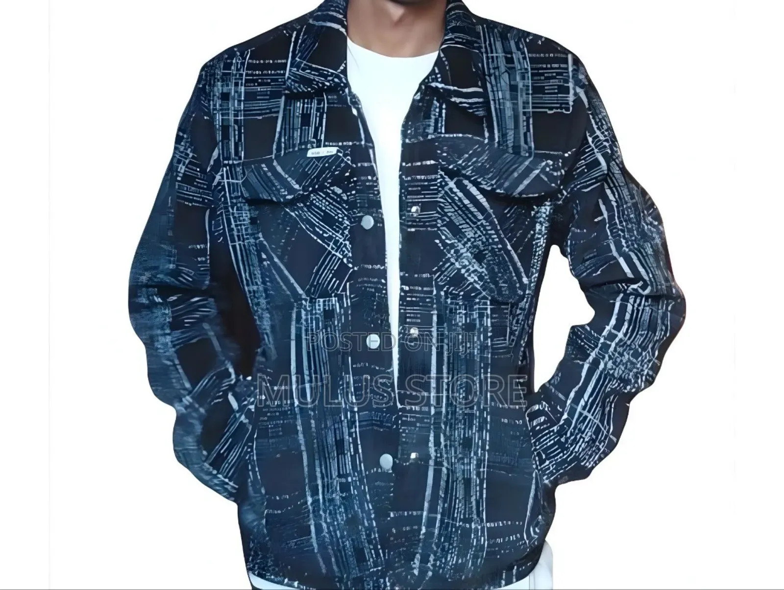 Denim Plaid Lapel Jacket in Addis Ketema - Clothing, Tm Classicስ | Jiji ...