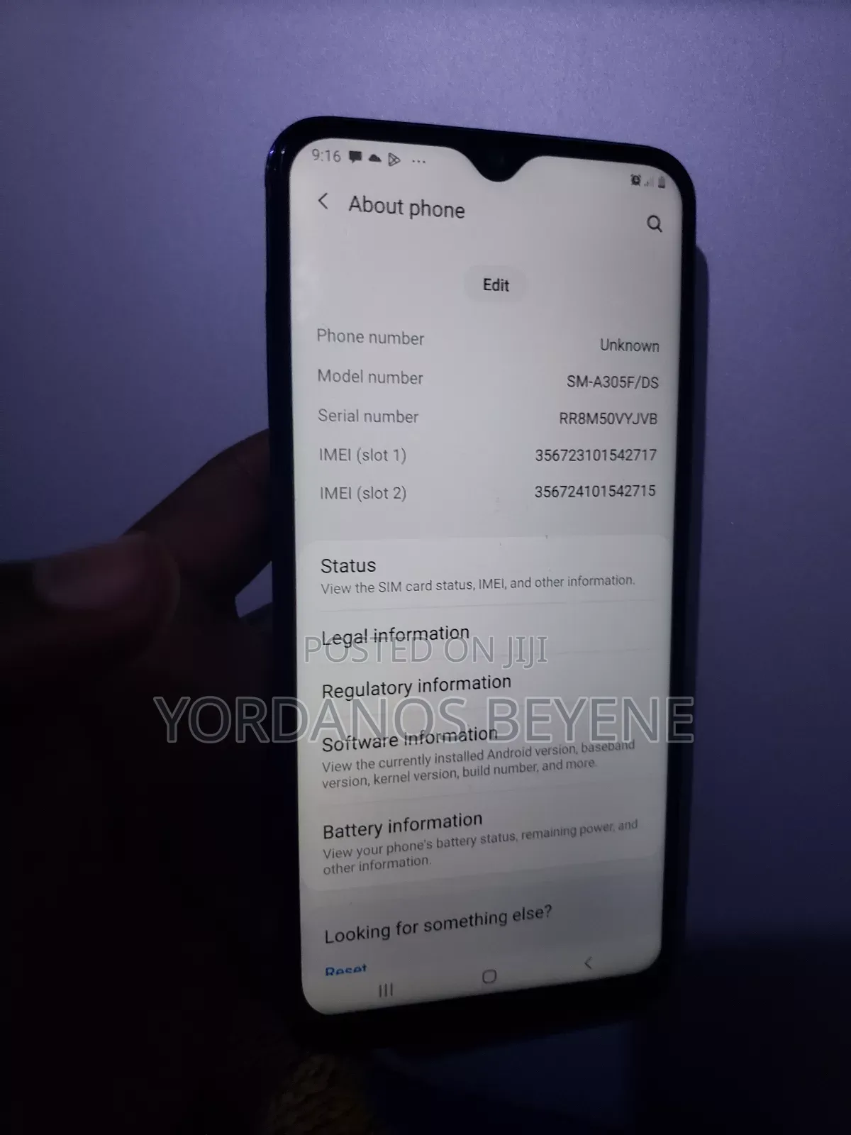 Samsung Galaxy A30 64 GB Black in Lideta - Mobile Phones, Yordanos ...