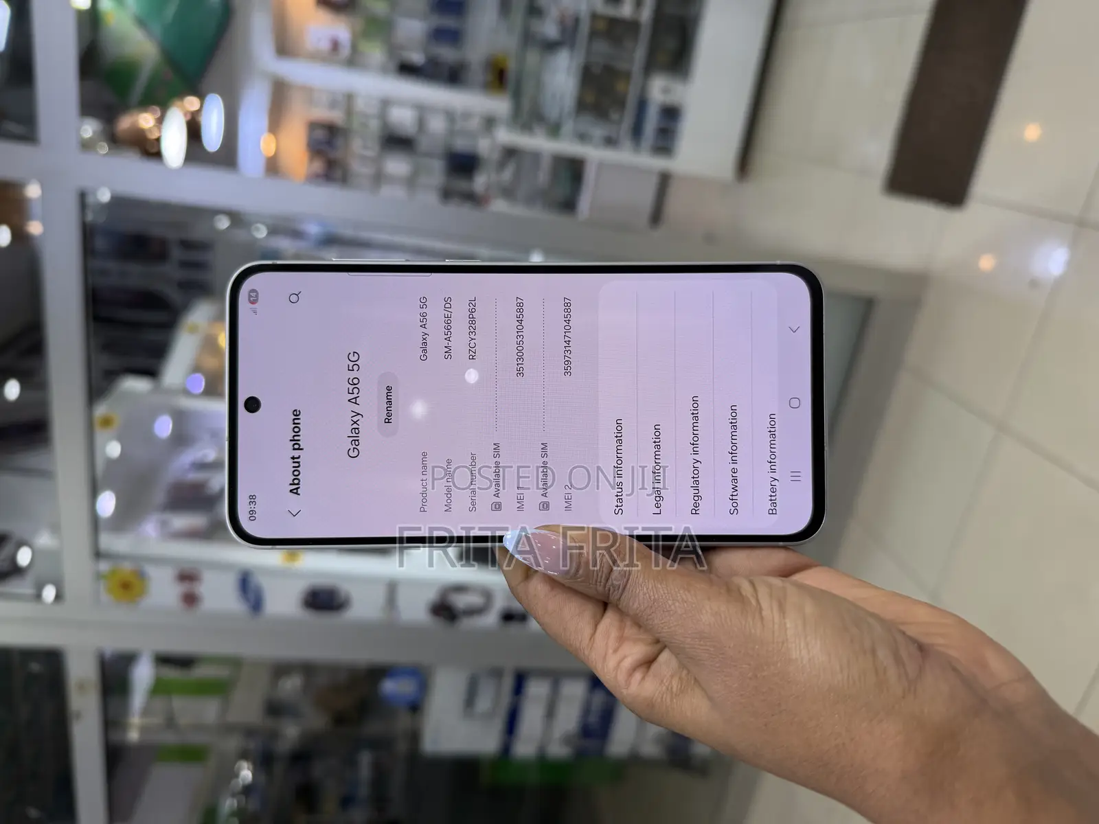 New Samsung Galaxy A56 256 GB Green in Bole - Mobile Phones, Frita ...