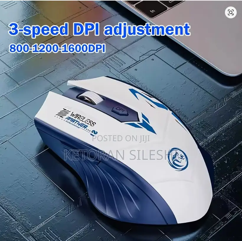 Wireless Gaming Mouse, Bluetooth 5.4 + 2.4g, 1600dpi in Addis Ketema ...