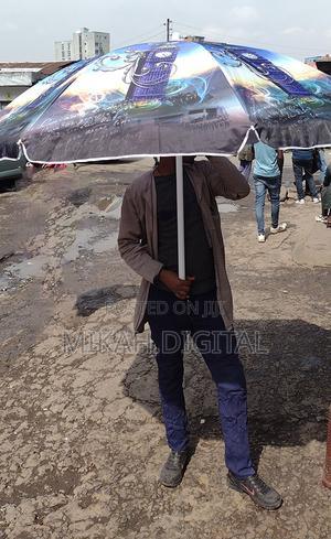 2m Random Pattern Printed Cafe Umbrella | Table Umbrella in Arada ...