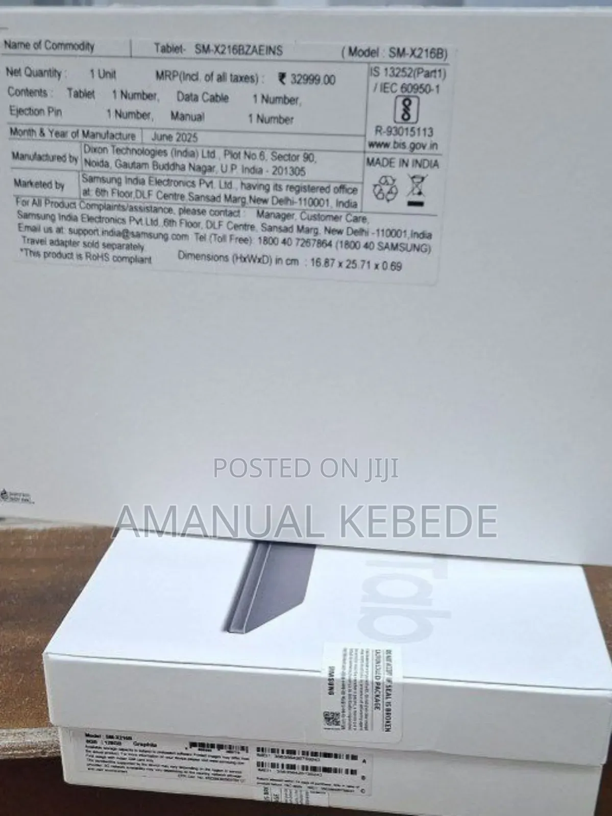 New Samsung Galaxy Tab A9+ 128 GB in Bole - Tablets, Amanual Kebede | Jiji.com.et