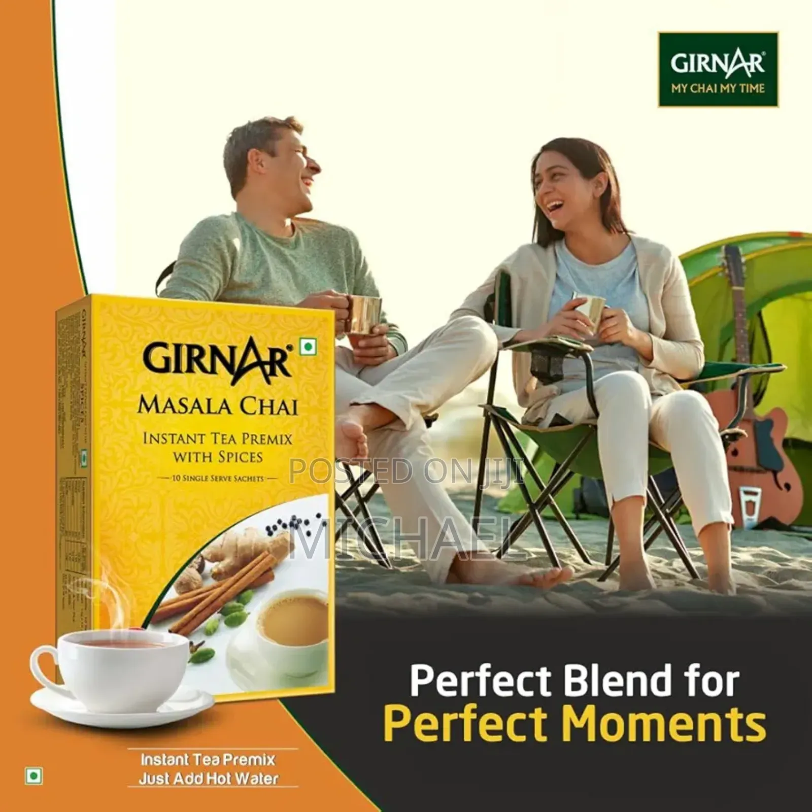 Girnar Masala Chai Instant Tea Premix in Yeka - Food & Beverages ...