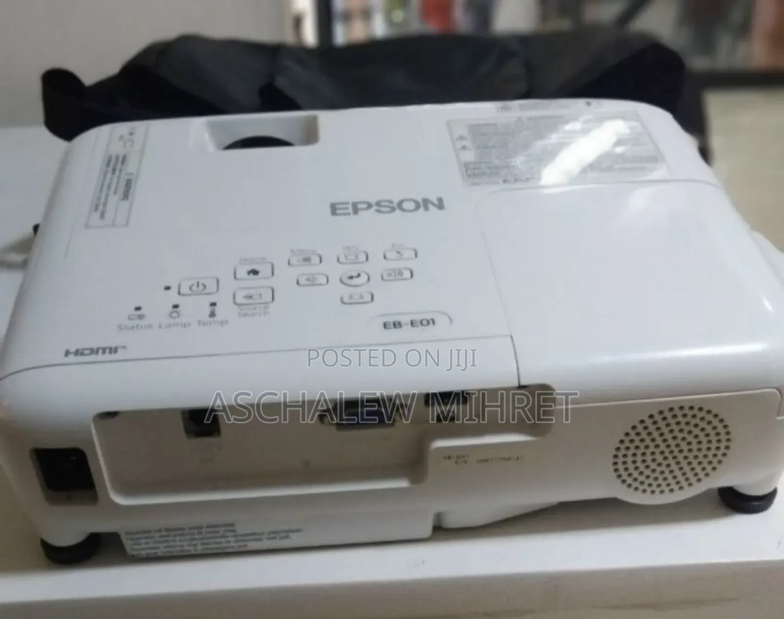 Epson Projector Model Name: Eb-E01 Hardware Interface: Vga, Usb, in ...