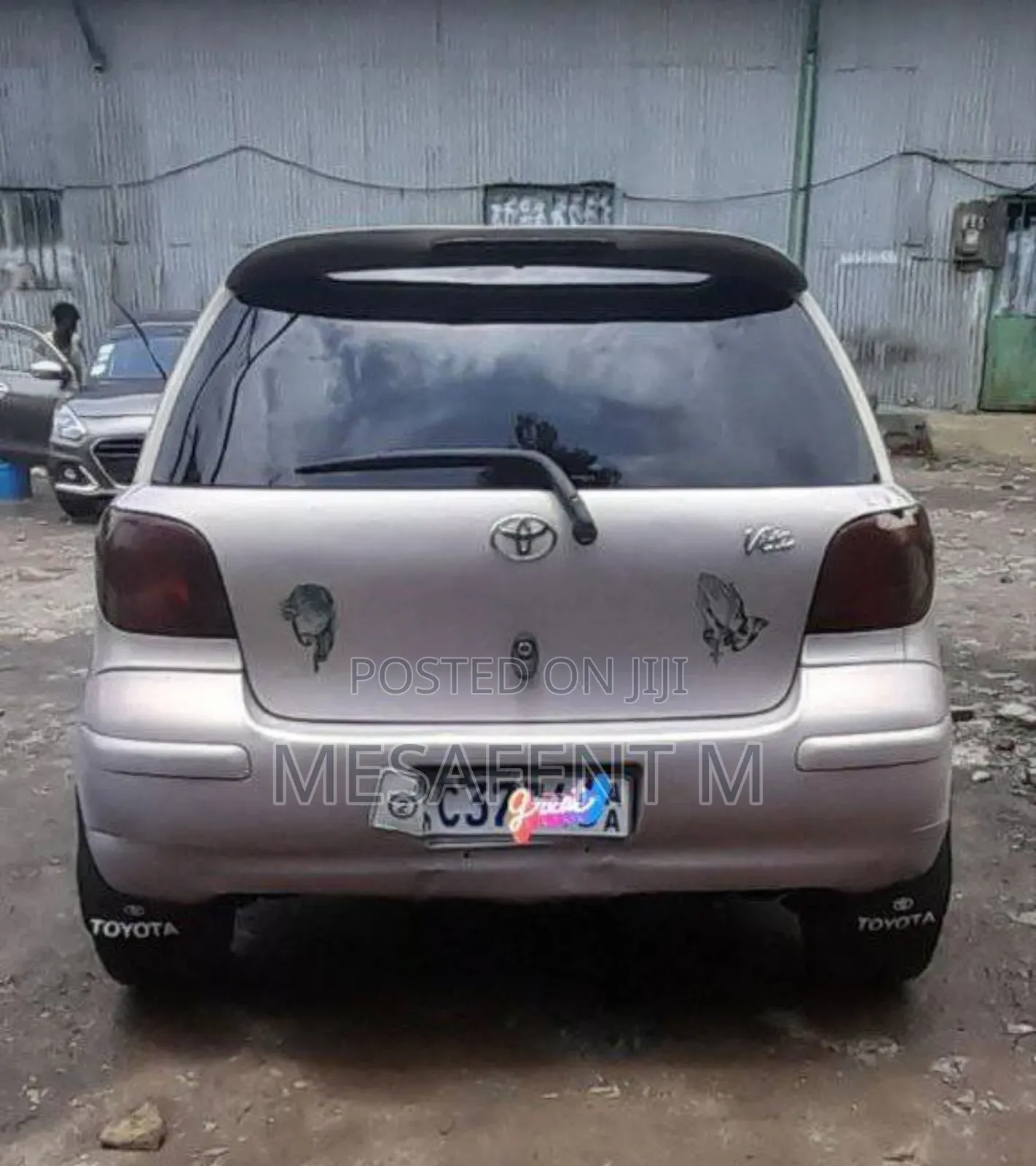 Toyota Vitz 2002 Silver in Bole - Cars, Mesafent M | Jiji.com.et