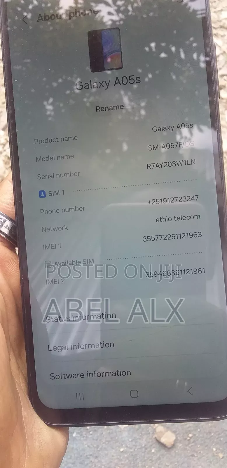 Samsung Galaxy A05s 128 GB Black in Nifas Silk-Lafto - Mobile Phones, Abel Alx | Jiji.com.et