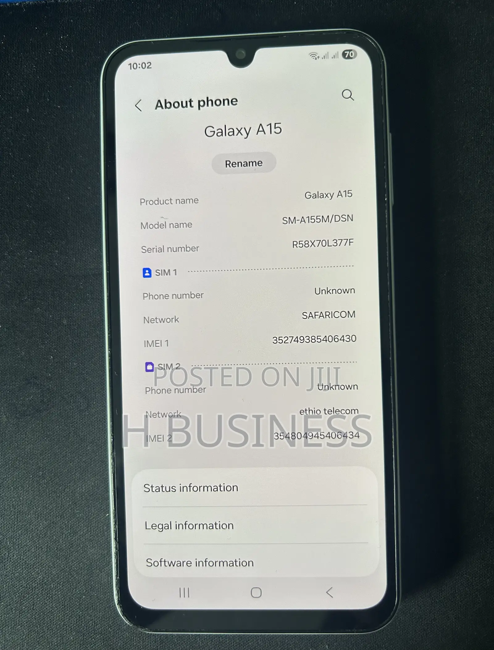 Samsung Galaxy A15 128 GB White in Bole - Mobile Phones, H Business ...