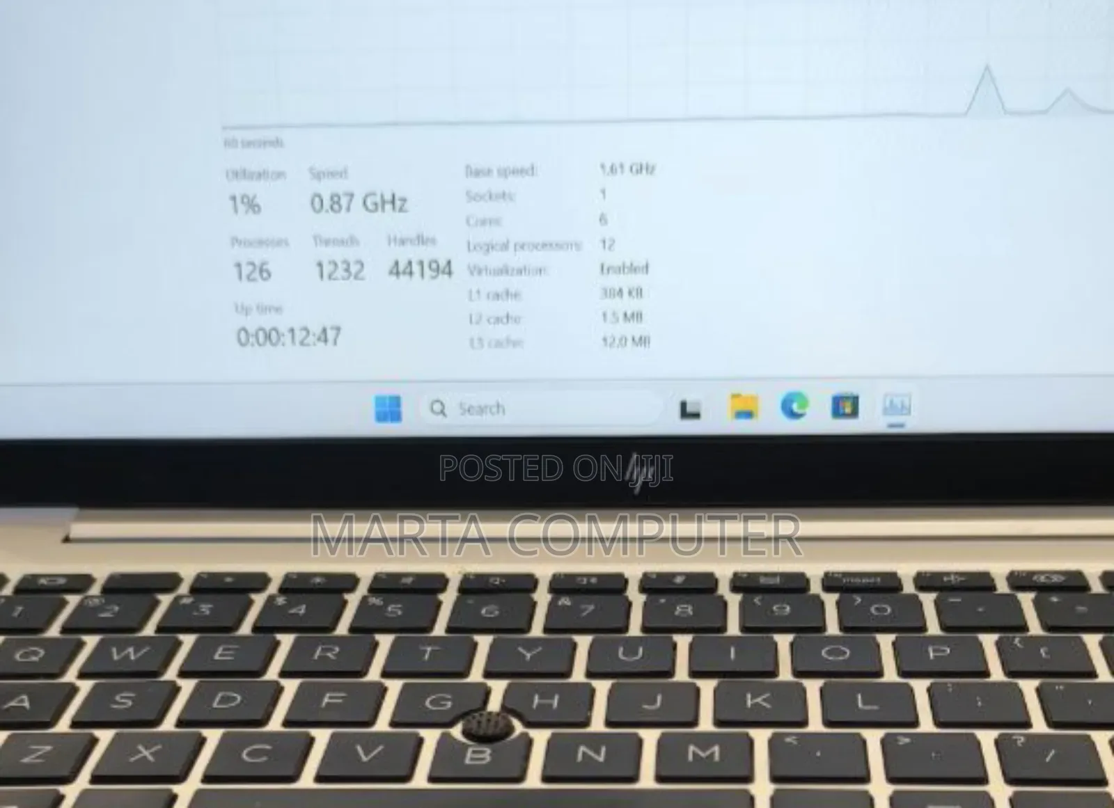 New Laptop HP EliteBook 840 G10 16GB Intel Core I7 SSD 512GB in Bole ...