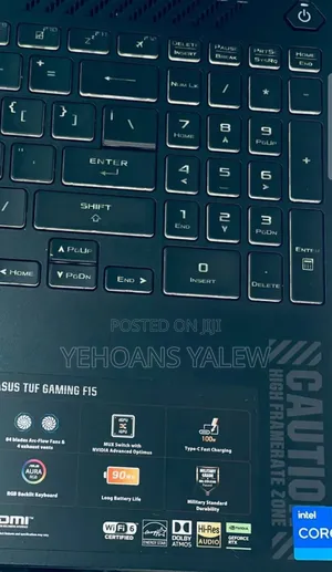 New Laptop Asus TUF Dash F15 16GB Intel Core I7 SSD 512GB in Bole ...