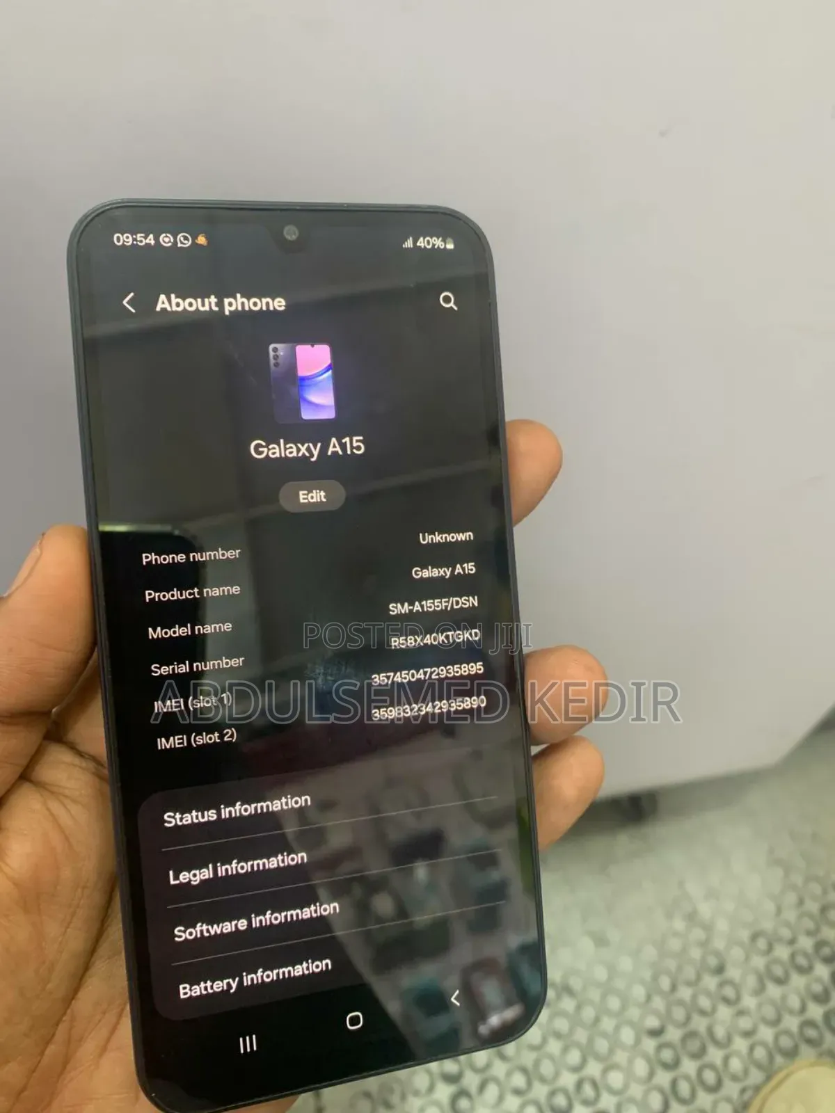 Samsung Galaxy A15 128 GB Blue in Kirkos - Mobile Phones, Abdulsemed ...