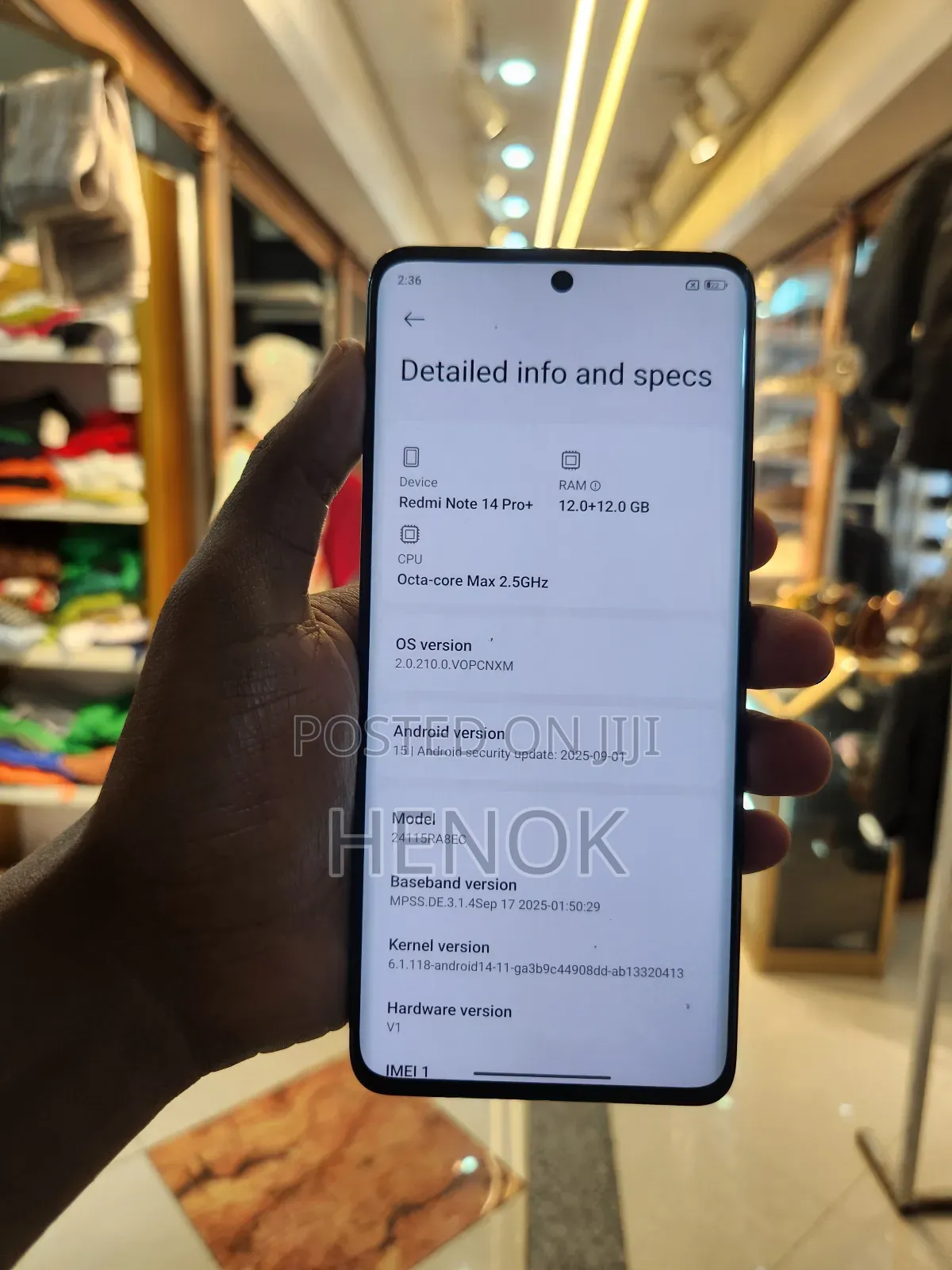 New Xiaomi Redmi Note 14 Pro+ 512 GB in Bole - Mobile Phones, Henok ...