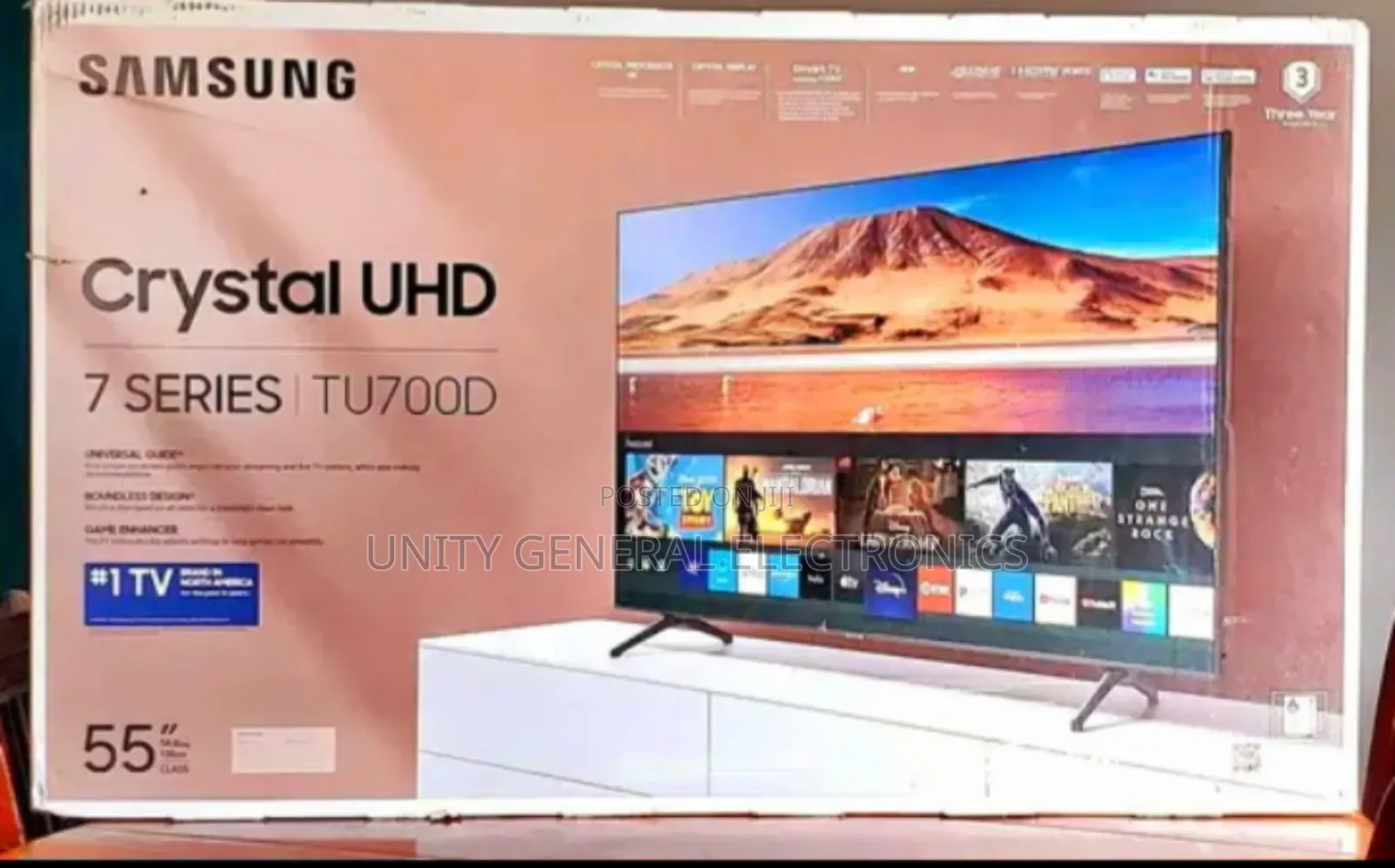 Samsung 55" 7series Uhd Tv in Addis Ketema - TV & DVD Equipment, Unity Electronics | Jiji.com.et