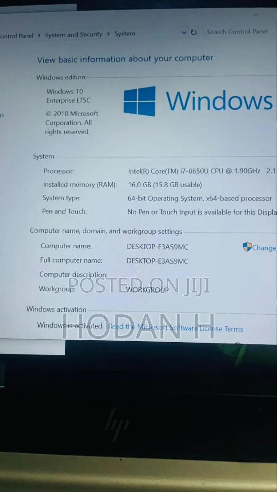 Laptop HP EliteBook 840 16GB Intel Core I7 SSD 512GB in Dire Dawa city ...